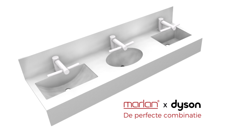 De perfecte Wastafel voor de Dyson Tap - Marlan® Solid Surface