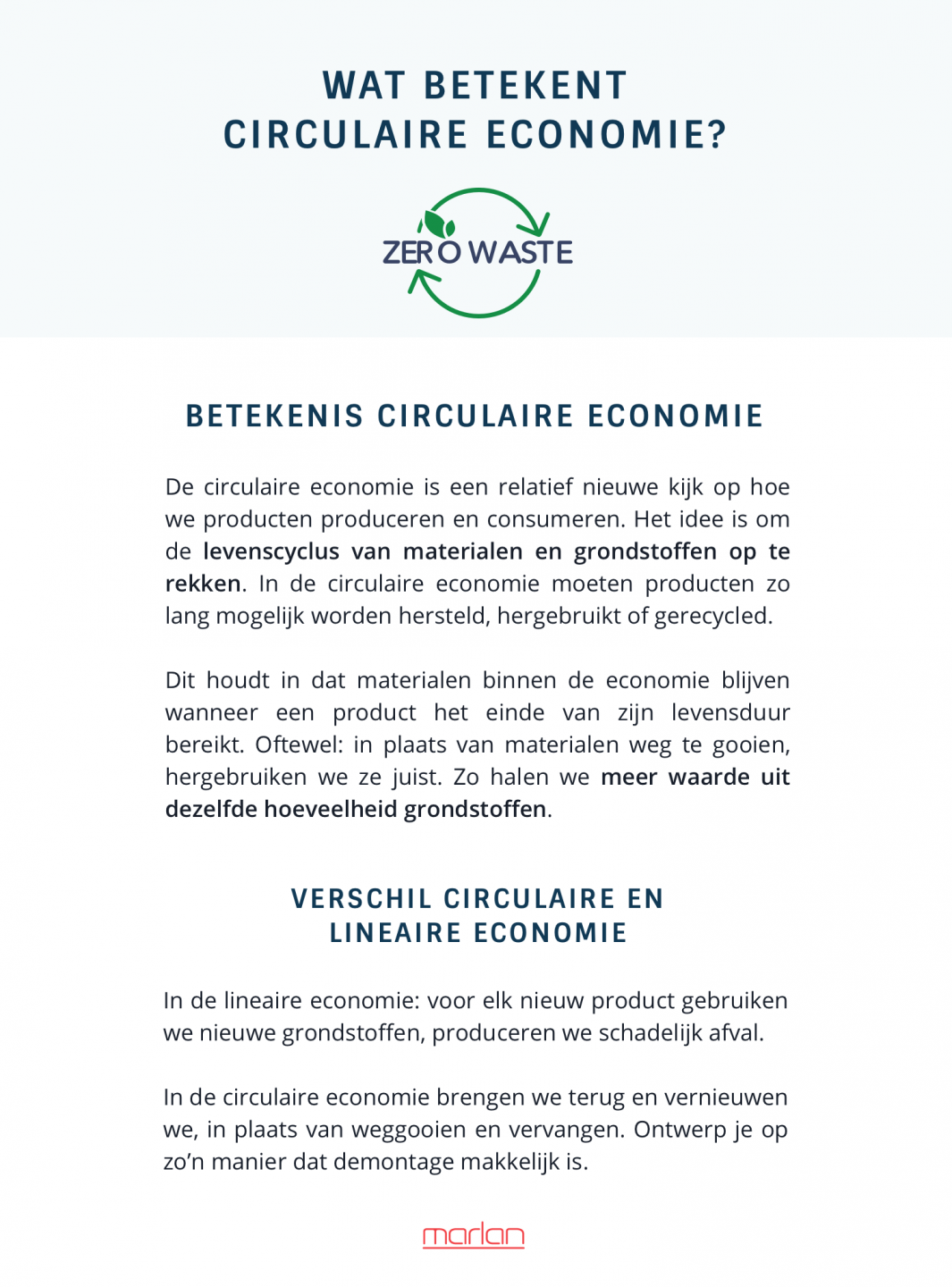 Circulaire economie: betekenis en voordelen | Marlan